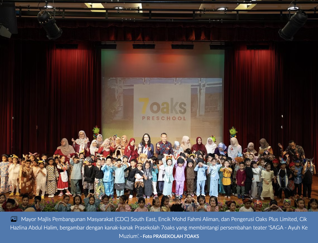 Kanak-kanak Prasekolah 7oaks saji persembahan teater papar budaya ...